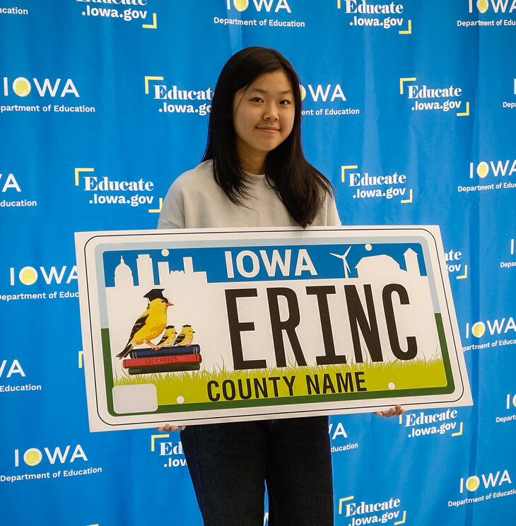 Iowa Department of Education announces student winner of the Iowa ...