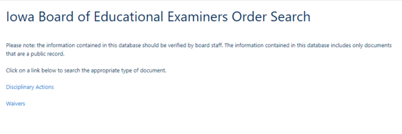 Board Order Search | Department of Education